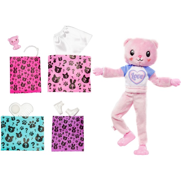 Barbie Cutie Reveal Cozy Cute Serie - Medvedek (HKR04) | Enaa