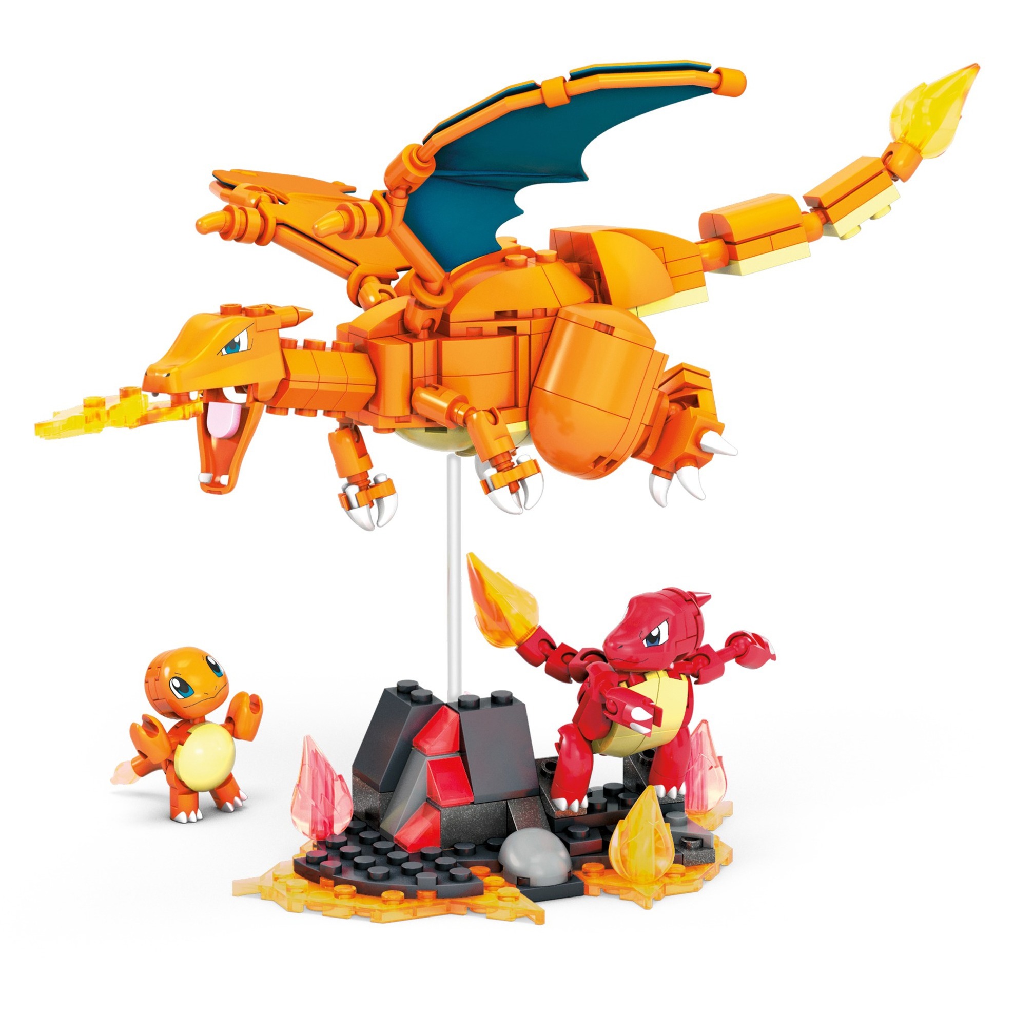 Gradbena igrača Mattel MEGA Pokemon Charmander Evolution Set | Enaa